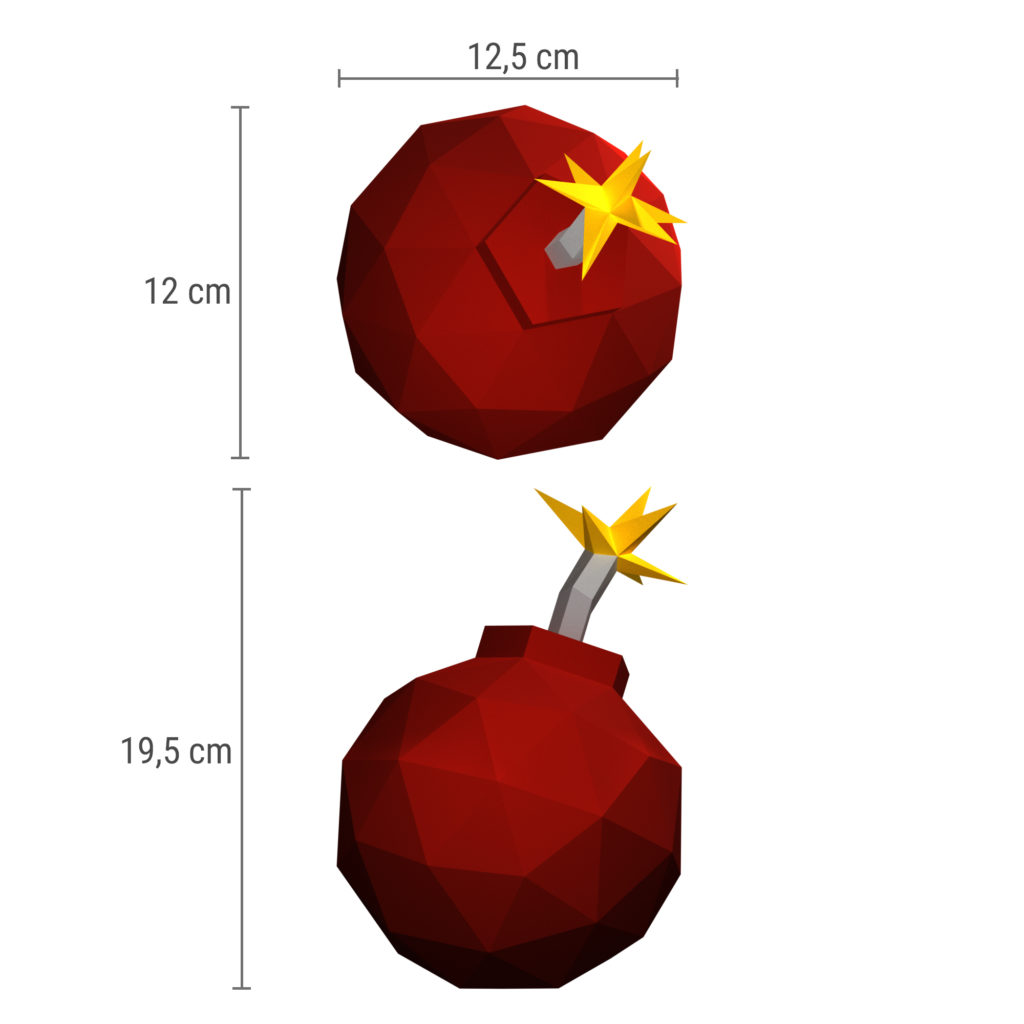 Papercraft bom | doe het zelf pakket - Yume-Design